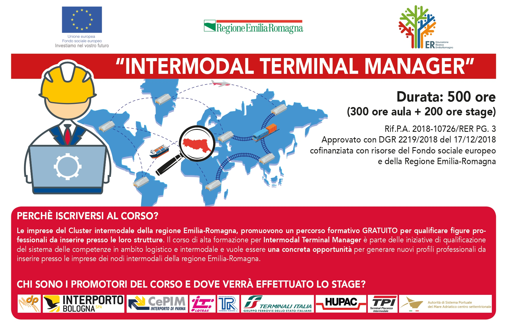 Continuano le selezioni per il corso da Intermodal Terminal Manager ...